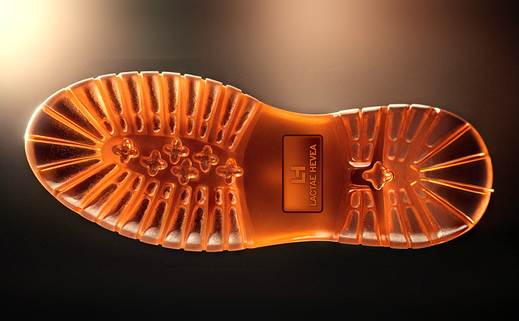 LACTAE HEVEA - Sustainable Shoe Soles from Virgin Hevea Milk - Lactae Hevea