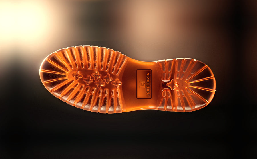 LACTAE HEVEA - Sustainable Shoe Soles from Virgin Hevea Milk - Lactae Hevea